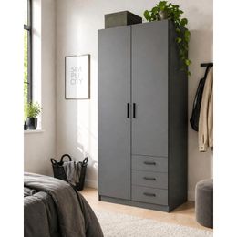 Home Affaire Kleiderschrank &raquo;Sprint, viel Stauraum, robuste Qualit&auml;t, 3 Breiten 98, 147, 195 cm&laquo; Breite 98,5/147 oder 195,5 cm, je mit Einlegeb&ouml;den 