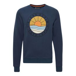Blend Herren Longpullover "Sweatshirt BHClios", blau, Gr. XL, Obermaterial: 100% Baumwolle CO., Sweatshirts