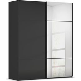 Rauch Schwebet&uuml;renschrank &raquo;Kleiderschrank Schrank Garderobe Schlafzimmerschrank SCALE-TRIO&laquo; edle dreigeteilte Front mit 2 Zierleisten Spiegel/Glas 