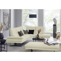 W.Schillig Ecksofa &raquo;broadway, Designsofa, toller Sitzkomfort, zeitlos, elegant, L-Form&laquo; Sitztiefenverstellung, Kopfteil- & Seitenteilverstellung, 