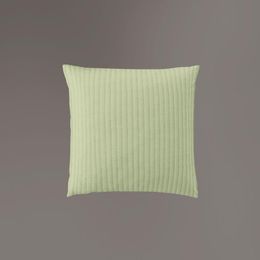 Irisette Kissenbezug &raquo;Lumen 8129&laquo; hochwertig und traumhaft weich gr&uuml;n Interlock-Jersey, Obermaterial: 100% Baumwolle B/L: 40cm x 40cm, 1 Stk., Interlock-Jersey