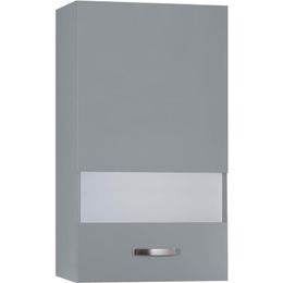 KOCHSTATION Glash&auml;ngeschrank &raquo;KS-Cara&laquo; Breite 50 cm grau basaltgrau, B/H/T: 50cm x 89,6cm x 34,9cm, T&uuml;ren: 1 Stk.