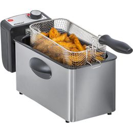 Steba Kaltzonenfritteuse &raquo;DF 180&laquo; 2000 W Fassungsverm&ouml;gen 1 kg silber Einheitsgr&ouml;&szlig;e Kaltzonenfritteuse