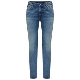 Calvin Klein Jeans Herren Skinny-fit-Jeans &raquo;SKINNY&laquo; mit Leder-Badge 38, L&auml;nge 34