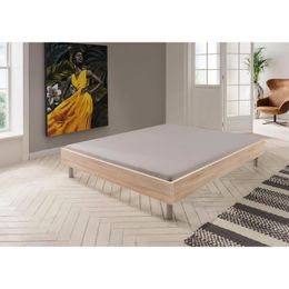 wimex Bett &raquo;Easy, gro&szlig;e Auswahl an Gr&ouml;&szlig;en und Farben, auch in Komforth&ouml;he&laquo; Made in Germany, ohne Kopfteil, ideal unter Dachschr&auml;gen oder Fenster braun 