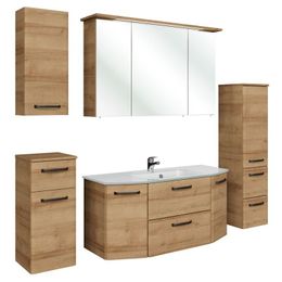 Badm&ouml;bel-Set &raquo;Quickset 318, mit T&uuml;rd&auml;mpfer&laquo; 6 Stk. tlg. Holzwerkstoff B/H/T: 202cmcm x 200cmcm x 48cmcm