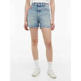 Tommy Jeans Damen Jeansshorts &raquo;MOM SHORT RWB CBF CJ6115&laquo; Baumwollmischung, Mom Fit, high rise 33, N-Gr