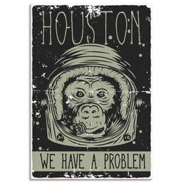 Artland Wandbild &raquo;Houston&laquo; 1 Stk. tlg. als Alubild, Leinwandbild, Poster, Wandaufkleber in verschied. Gr&ouml;&szlig;en grau B/H/T: 50cm x 70cm, Leinwandbilder 