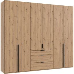 wimex Dreht&uuml;renschrank &raquo;Mugano&laquo; mit langen oder kurzen Griffen aus Metall, in vielen Breiten, 208 oder 236 cm hoch, Made in Germany Holzwerkstoff Artisan-