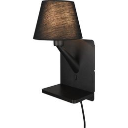 Trio Leuchten Wandleuchte &raquo;COMFORT, Wand Nachttischleuchte, induktive Ladestation USB-Anschluss&laquo; E14 1 Stk. warmwei&szlig; - kaltwei&szlig; LED Wandleuchte 