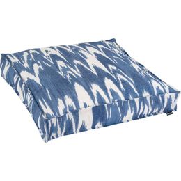 HOCK Bodenkissen &raquo;Amarador&laquo; in Batik-Optik blau Polyacryl (dralon ) B/L: 60cm x 60cm, 1 Stk.