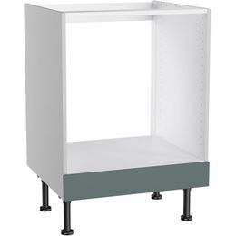 KOCHSTATION Herdumbauschrank &raquo;KS-Bern2&laquo; Breite 60 cm, Umbauschrank f&uuml;r Einbauherde, 1 feste Blende gr&uuml;n Holzwerkstoff B/H/T: 60cm x 87cm x 58,4cm