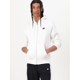Nike Sportswear Zip-Up Hoodie 'CLUB' male size M White