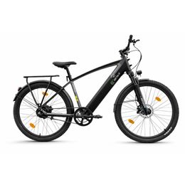 Sachsenrad Unisex SachsenRad &raquo;R8R Flex III mit Riemenantrieb&laquo; Shimano ohne Schaltung Heckmotor 250 W schwarz 50cm, 27,5 Zoll (69,85cm)