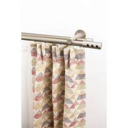 Garesa Gardinenstange &raquo;EASY&laquo; &Oslash; 20 mm 2 l&auml;ufig-l&auml;ufig Wunschma&szlig;l&auml;nge gold Aluminium B/L: 67cm x 470cm &Oslash; 20mm, 1 Stk., 2 l&auml;ufig