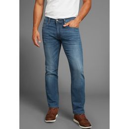 Arizona Herren Stretch-Jeans gerade geschnittenes Bein, niedrige Leibh&ouml;he blau 38, L&auml;nge 34