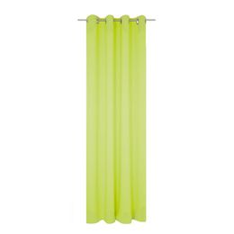 WIRTH Vorhang &raquo;Dim out&laquo; &Ouml;sen 1 Stk. tlg. nach Ma&szlig; gr&uuml;n Polyester 345cm, &Ouml;sen, 142cm