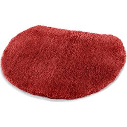 Kleine Wolke WC-Deckelbezug &raquo;&raquo;Soft&laquo;&laquo; H&ouml;he 20 mm rutschhemmend beschichtet Uni Farben, waschbar rot Kunstfaser WC-Deckelbezug (47cm x 50cm ) WC-Deckelbezug (47cm x 