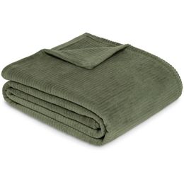 Ibena Wohndecke &raquo;Wohndecke Cordoba&laquo; Mit trendiger Cord-Struktur, made in Germany Baumwolle, Polyacryl, Polyester B/L: 150cm x 200cm