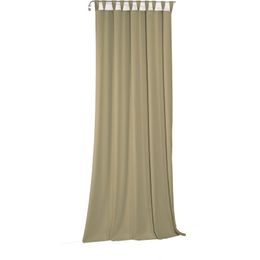 WIRTH Vorhang &raquo;Newbury&laquo; Schlaufen 1 Stk. tlg. nach Ma&szlig; braun Baumwolle, Polyester 315cm, Schlaufen, 130cm