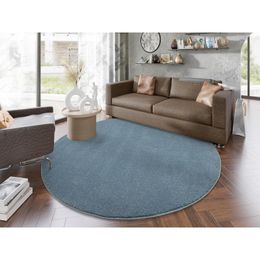 OCI DIE TEPPICHMARKE Teppich &raquo;NEW VILLA MELANGE, auch als L&auml;ufer und in Rund&laquo; rund 20 mm H&ouml;he dichter Shaggy, melierte uni Farben, robuster Hochflor, 