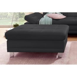 Sit & More sit&more Polsterhocker &raquo;Limit&laquo; schwarz Struktur (100% Polyester);Kunstleder SOFTLUX ;Luxus-Microfaser ALTARA NUBUCK (100% Polyester) B/H/T: 102cm x 