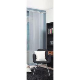 Home Wohnideen Schiebegardine &raquo;Oakland&laquo; Klettband 1 Stk. tlg. HxB: 245x60, inkl. Befestigungszubeh&ouml;r wei&szlig; Organza, Polyester 245cm, Klettband, 60cm