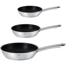 R&ouml;sle R&Ouml;SLE Pfannen-Set &raquo;MOMENTS&laquo; Edelstahl 18/10 Set, 1x Bratpfanne &Oslash; 20 cm, 1x Bratpfanne &Oslash; 24 cm, 1x Bratpfanne &Oslash; 28 cm, 3 Stk. tlg. mit 