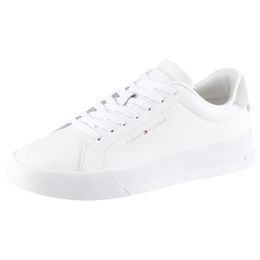 Tommy Hilfiger Herren Sneaker &raquo;TH COURT CORE&laquo; , Freizeitschuh, Halbschuh, Schn&uuml;rschuh, weich gepolstertem Schaftrand wei&szlig; 45