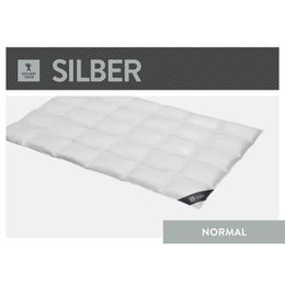 Spessarttraum Daunenbettdecke &raquo;Silber&laquo; normal F&uuml;llung 100% Daunen 1 Stk. tlg. hergestellt in Deutschland, allergikerfreundlich wei&szlig; Bettdecken Bezug: 