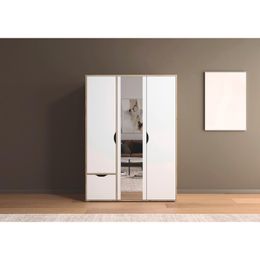 Rauch Dreht&uuml;renschrank &raquo;Kleiderschrank Schrank Garderobe W&auml;scheschrank NARAI mit Schubladen&laquo; in 3 verschiedenen Ausstattungen BASIC/CLASSIC/PREMIUM, 