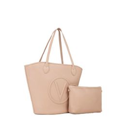 Valentino Handbags Valentino Bags Damen VALENTINO BAGS Shopper &raquo;SHOPPING SPECIAL COVENT&laquo;, Damen Umh&auml;ngetasche, Tragetasche, Handtasche mit gro&szlig;er V-Pr&auml;gung beige B/H/T: 