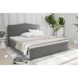 Westfalia Schlafkomfort Polsterbett &raquo;Graz&laquo; wahweise mit Stauraum, verschiedene Matratzenarten w&auml;hlbar grau Bezug 100% Polyester, Polsterung: Polsterwatte, Material Gestell: 