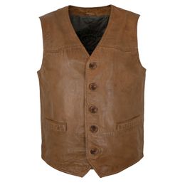 Maddox Weste 'Emilio' Herren Gr&ouml;&szlig;e XL cognac