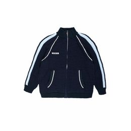 Prohibited Knit Cardigan 'Trail Braking' female size XXXL Navy / Azure