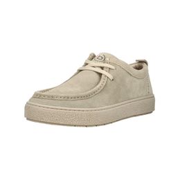 Bugatti Herren Schn&uuml;rschuh "Bugatti Halbschuhe Veloursleder", Gr. 45, beige, Veloursleder, Schuhe