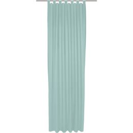 Adam Vorhang &raquo;Uni Collection&laquo; Schlaufen 1 Stk. tlg. Blickdichter aus 100% Bio-Baumwolle blau Baumwolle (Bio-Baumwolle) 245cm, Schlaufen, 142cm
