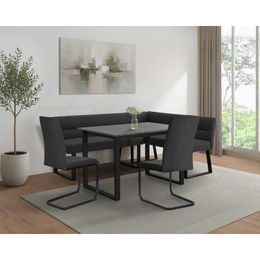 OTTO home Eckbankgruppe &raquo;Barcell/Ivanna/Calgoty&laquo; Set, Eckbankgruppe mit Tisch, Eckbank, St&uuml;hle, 4 tlg. Sitzgruppe, Eckbank und St&uuml;hle bequem 