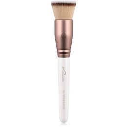 Luvia Cosmetics Damen Foundationpinsel &raquo;PRIME BUFFER&laquo; sanft, dichtes Pinselhaar, einfach zu reinigen, vegan. wei&szlig; Einheitsgr&ouml;&szlig;e