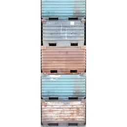 ARCHITECTS PAPER Fototapete &raquo;On Board&laquo; Modern Tapete Container Bunt Panel 1,00m x 2,80m bunt Vlies B/L: 1m x 2,8m