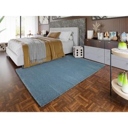 OCI DIE TEPPICHMARKE Teppich &raquo;NEW VILLA MELANGE, auch als L&auml;ufer und in Rund&laquo; rechteckig 20 mm H&ouml;he dichter Shaggy, melierte uni Farben, robuster 