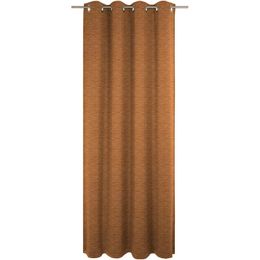 WIRTH Vorhang &raquo;Trondheim B&laquo; &Ouml;sen 1 Stk. tlg. rot Chenille, Polyacryl 405cm, &Ouml;sen, 132cm