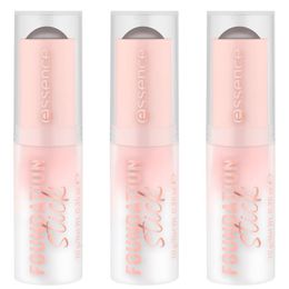 Essence Damen Foundation &raquo;FOUNDATION stick&laquo; Cremig und leicht verblendbar, Matt-Finish, variable Deckkraft. braun 30 g