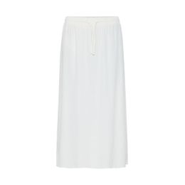 oxmo Damen Midirock "Midirock OXNInna Linen Mix", beige, Gr. 44, Obermaterial: 80% Viskose LENZING ECOVERO CV LenzEcov. 20% Leinen LI., R&ouml;cke