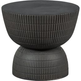 Woood Couchtisch &raquo;Samson&laquo; runde Form, aus Fibreclay, H&ouml;he 44 cm braun B/H/T: 40cm x 35cm x 40cm