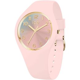 Ice Watch Ice-Watch Damen ice-watch Quarzuhr &raquo;ICE sunset - S34 - 3H&laquo; Armbanduhr, Damenuhr, Silikonarmband, Wasserdicht bis 10 bar, analog rosa Einheitsgr&ouml;&szlig;e