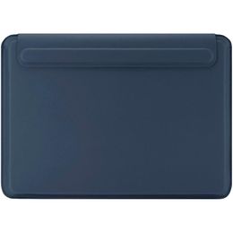 Laptop-H&uuml;lle &raquo;Ultra Slim Sleeve MacBook Pro/Air 13/14"&laquo; MacBook Air Notebook 35,6 cm (14 Zoll) blau Kunstleder, Mikrofaser Kompatibel mit MacBook Pro 