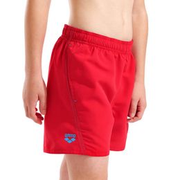 arena Jungen Badeshorts &raquo;FUNDAMENTALS arena LOGO JR BOXER R&laquo; f&uuml;r Kinder, mit Seitentaschen, mit Mesh-Innenslip, schnelltrocknend rot 164 (158), N-Gr