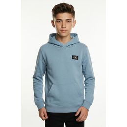 Calvin Klein Jeans Jungen Kapuzensweatshirt &raquo;TERRY CK WOVEN LABEL HOODIE&laquo;, Regular fit mit Kapuze 6 (116)