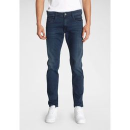 Replay Herren Slim-fit-Jeans &raquo;Anbass Superstretch&laquo; elastisch blau 30, L&auml;nge 30